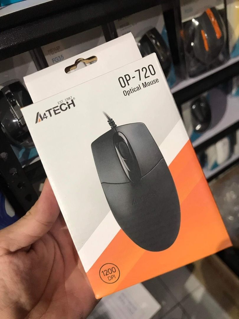 A4Tech OP-720 3D Optical Mouse Black USB, Computers & Tech, Parts ...