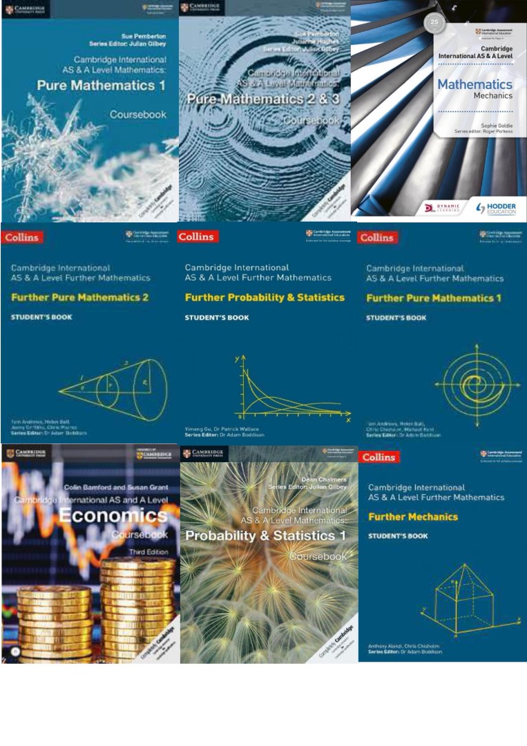 A level Coursebook : Economics/ Further Mathematics/ Mathematics ...
