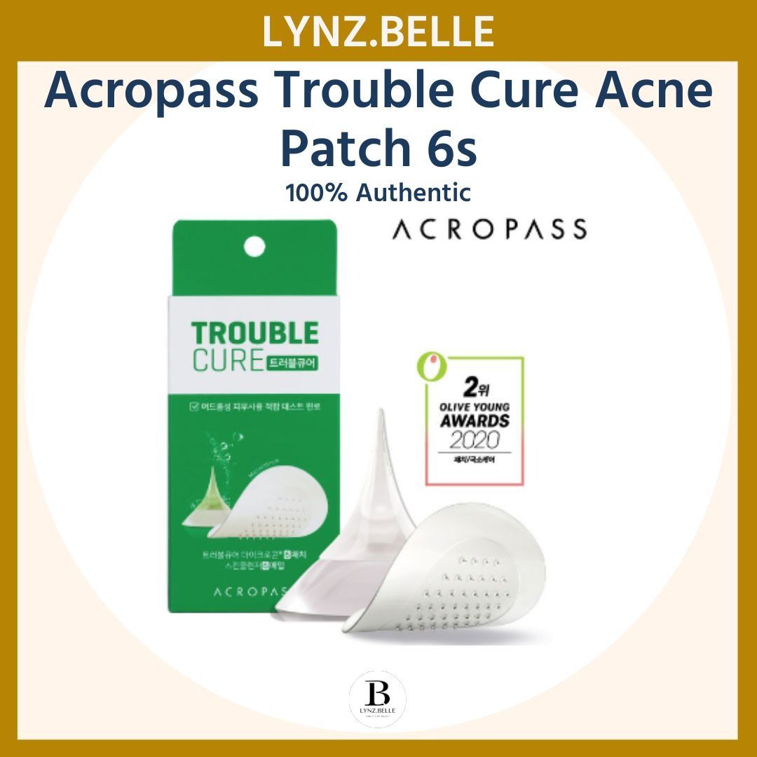 ACROPASS Trouble Cure (1 Box = 6 Cleanser Packet + 6 Patches), Beauty & Personal Care, Face ...