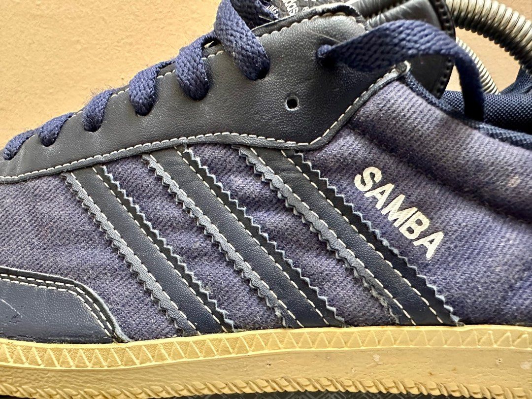 Adidas Originals Samba Denim (11UK 29.5cm), Men's Fashion, Footwear ...
