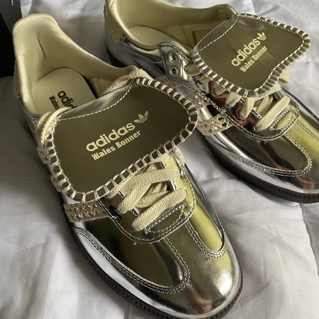 Adidas Wales Bonner Silver Samba, Men's Fashion, Footwear, Sneakers on ...