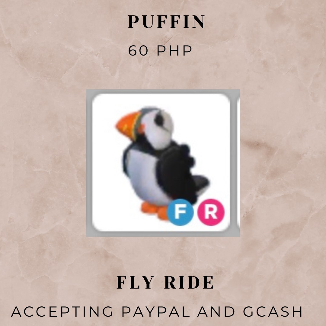 Adopt Me Pets | Puffin, Video Gaming, Gaming Accessories, In-Game ...