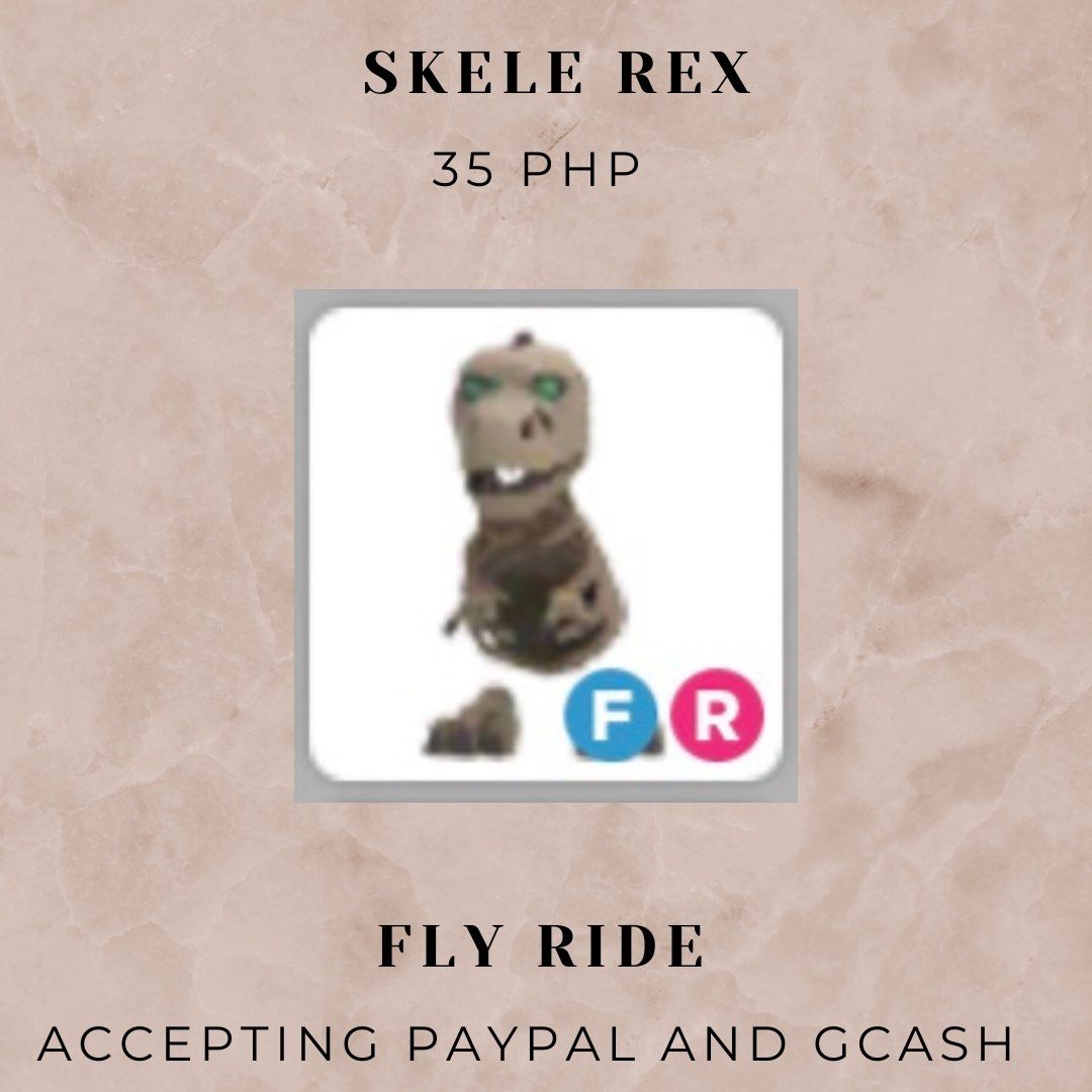 Adopt Me Pets | Skele Rex, Video Gaming, Gaming Accessories, In-Game ...