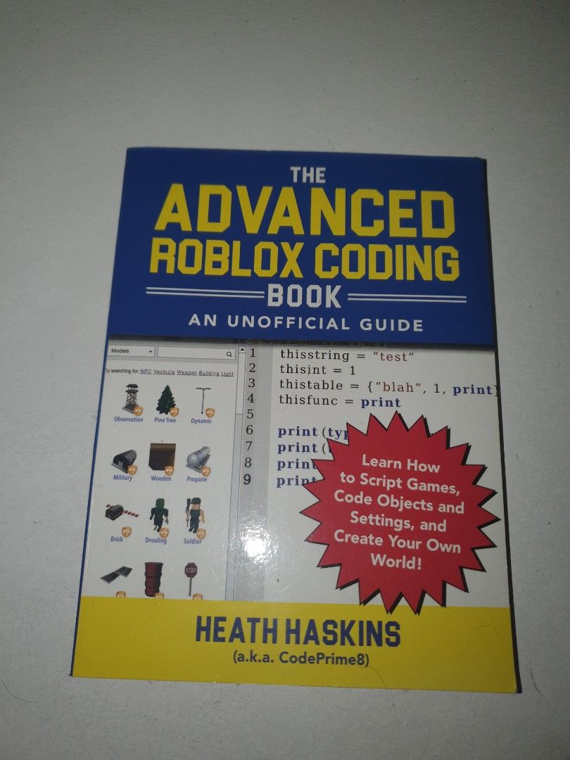 Advanced Roblox coding book, Hobbies & Toys, Books & Magazines ...
