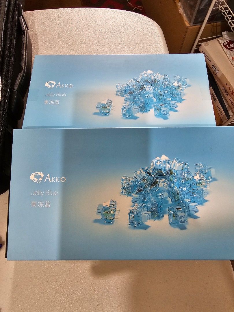 Akko CS Switch Jelly Blue 2 boxes, Computers & Tech, Parts ...