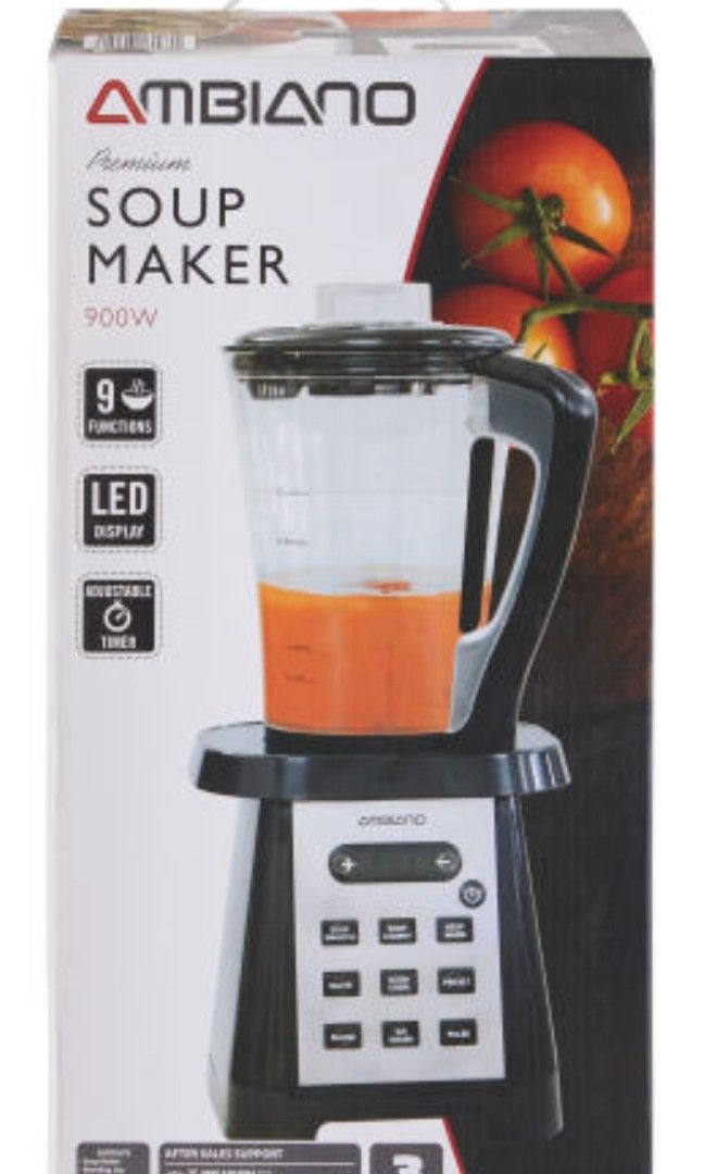 (Free Delivery) Ambiano soup maker cum blender, TV & Home Appliances ...