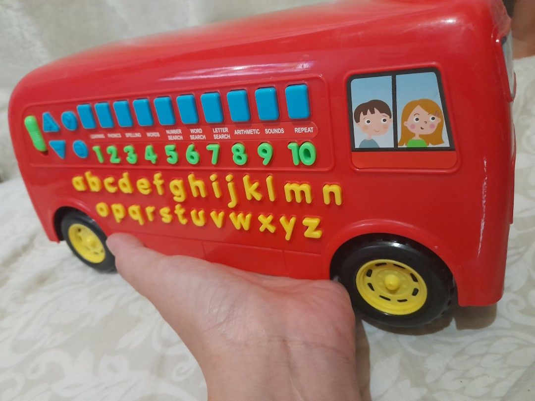 Alphabet bus by carousel, Hobbies & Toys, Toys & Games on Carousell