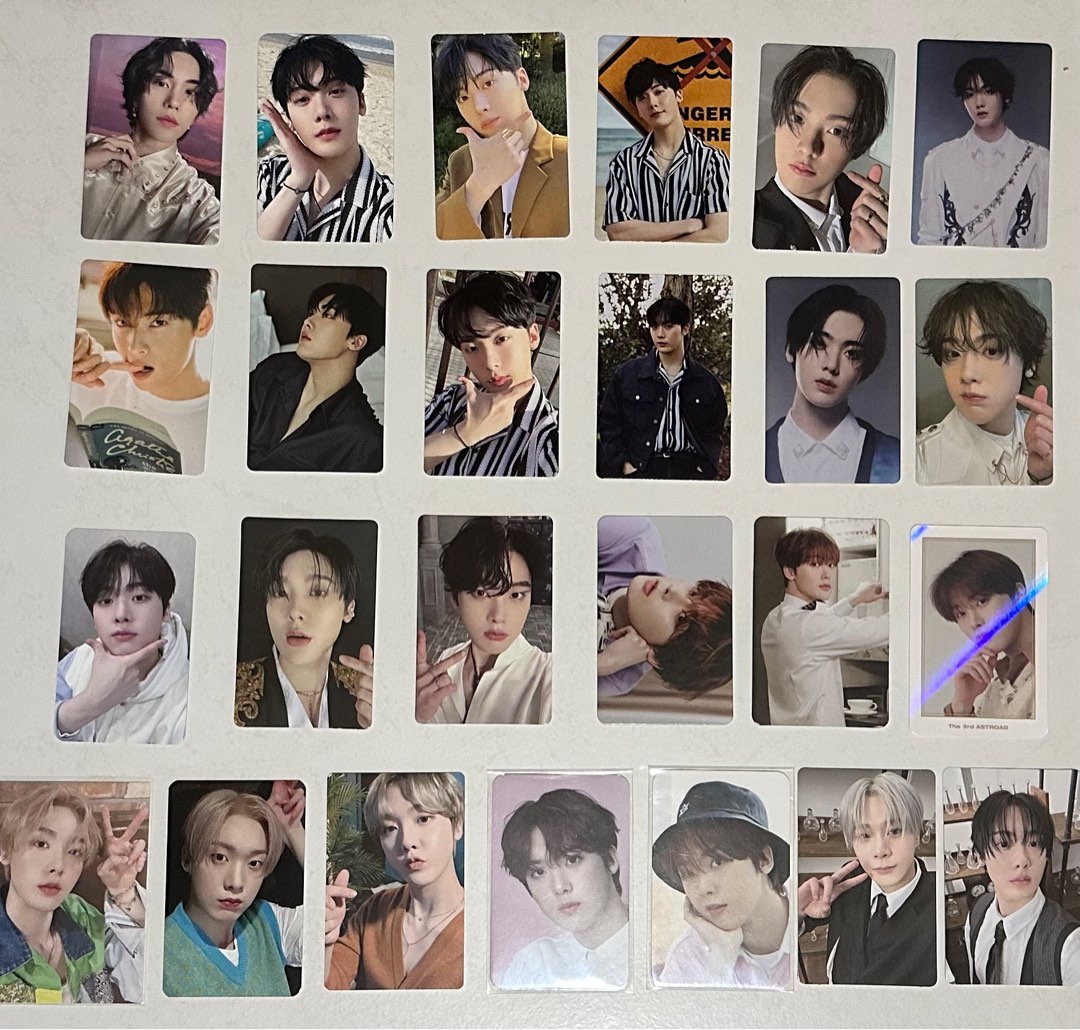 astro assorted pcs (sanha, cha eunwoo, rocky, moonbin), Hobbies & Toys ...