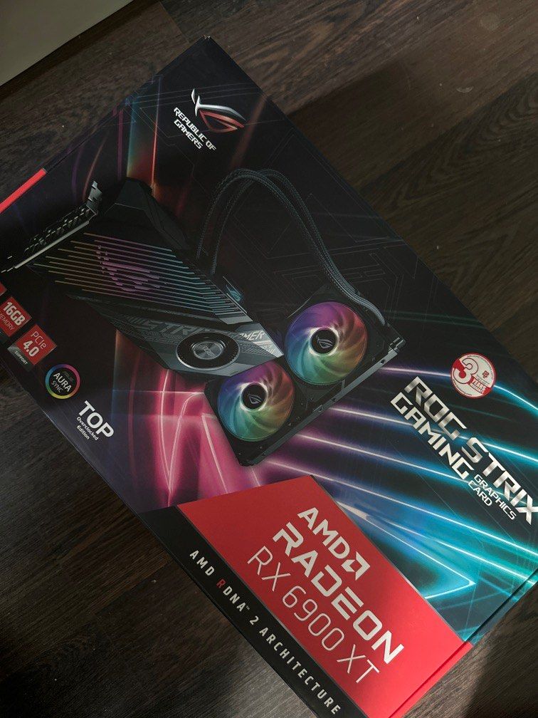 ASUS ROG Strix LC AMD Radeon RX 6900 XT OC Edition, Computers & Tech ...