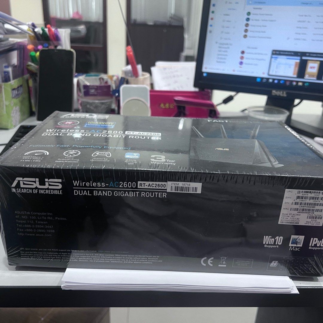 Asus Router Wireless RT-AC2600 Dual Band gigabyte router, Computers ...