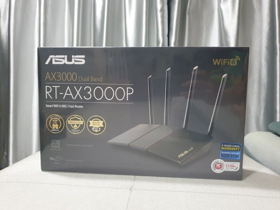 Asus RT-AX3000P WiFi 6 Routet, Computers & Tech, Parts & Accessories ...