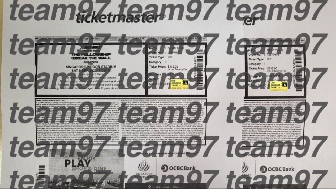 ateez world tour the fellowship: break the wall in sg vip pen A1 ...