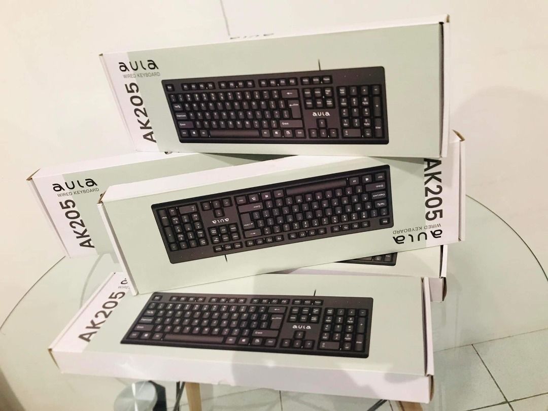 Aula AK205 Wired Keyboard Black, Computers & Tech, Parts & Accessories, Computer Keyboard on ...
