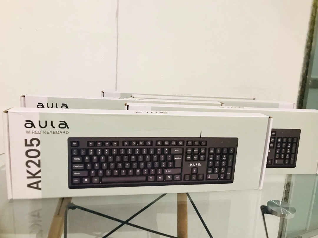 Aula AK205 Wired Keyboard Black, Computers & Tech, Parts & Accessories, Computer Keyboard on ...