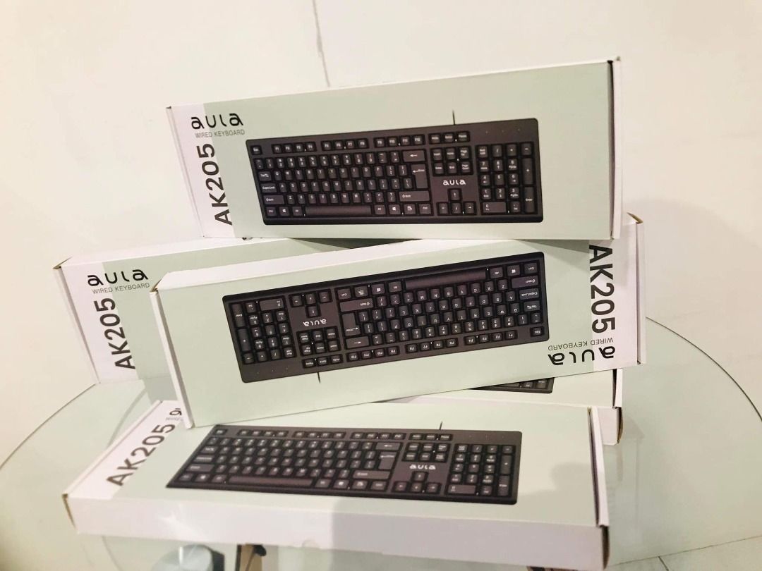 Aula AK205 Wired Keyboard Black, Computers & Tech, Parts & Accessories, Computer Keyboard on ...