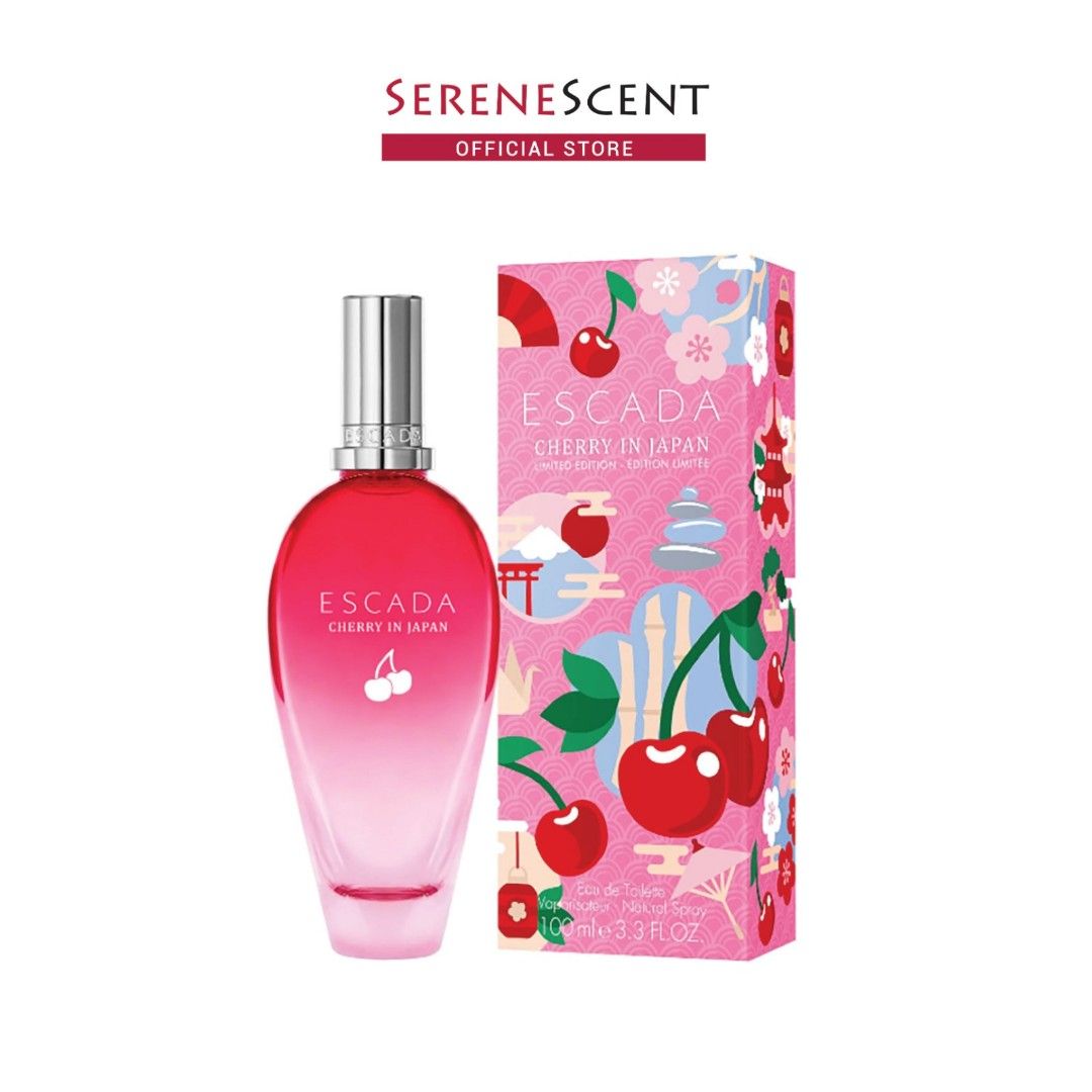 (Authentic) Escada Cherry In Japan Ltd Edition EDT 100ml, Beauty ...