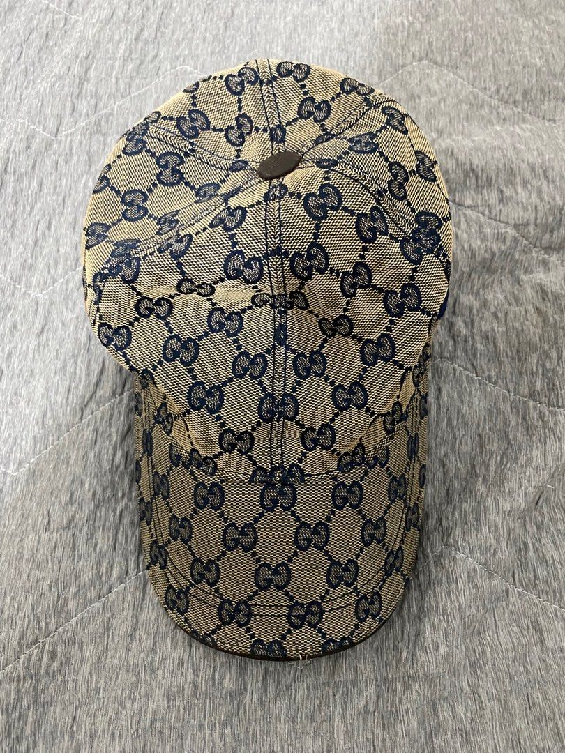 GUCCI Monogram CAP MADE IN ITALY CAP WITH SIGN OF USAGE on Carousell