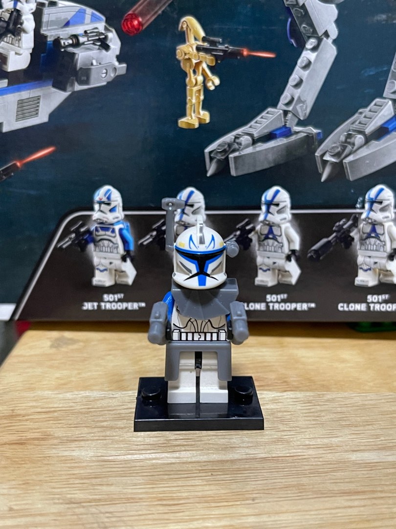 Authentic Lego Phase 1 Captain Rex Mini-figure on Carousell