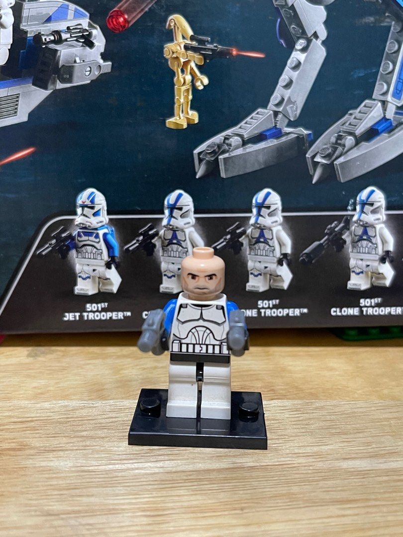 Authentic Lego Phase 1 Captain Rex Mini-figure on Carousell