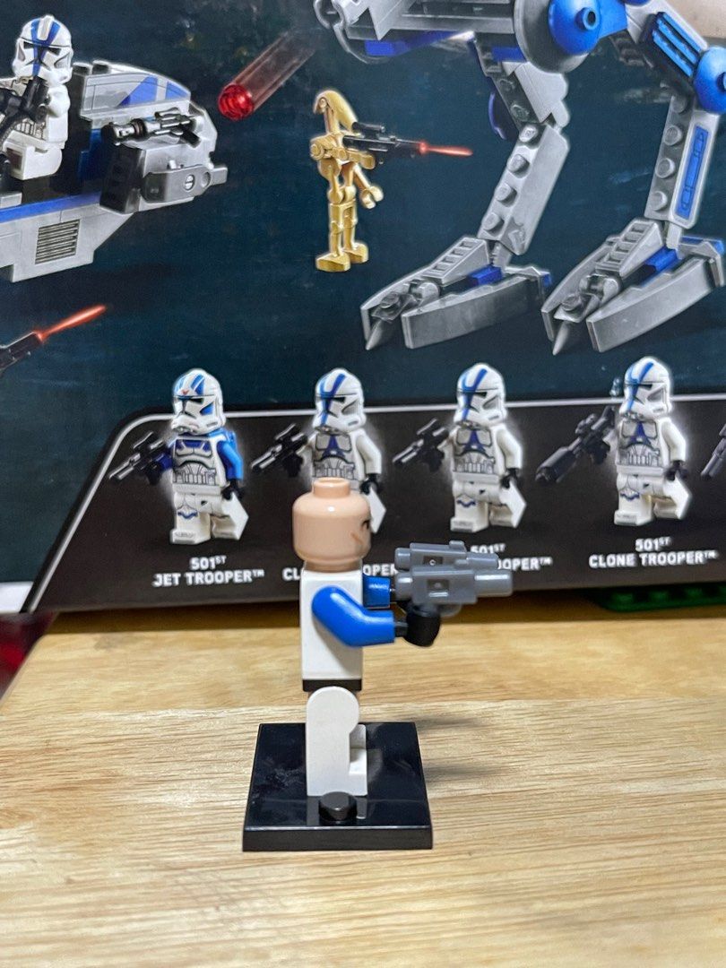 Authentic Lego Phase 1 Captain Rex Mini-figure on Carousell