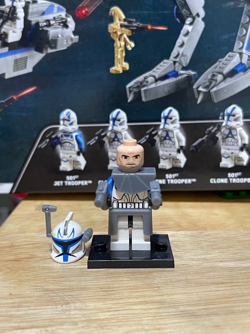 Authentic Lego Phase 1 Captain Rex Mini-figure on Carousell