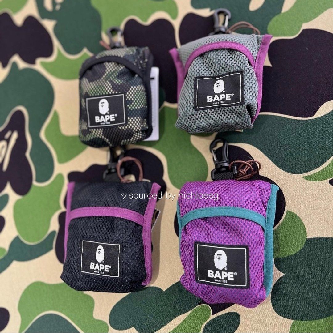BAPE ABC CAMO APE HEAD UTILITY BAG, Women's Fashion, Bags & Wallets ...