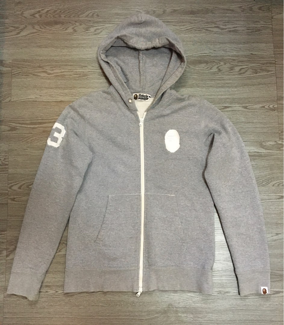 Bape Zip Up Embroidery, Men's Fashion, Coats, Jackets and Outerwear on ...