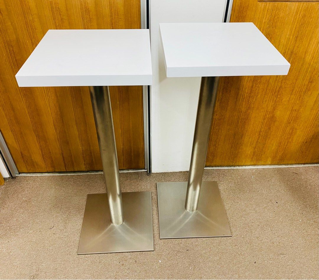 Bar table- stable stainless steel stand, Furniture & Home Living ...