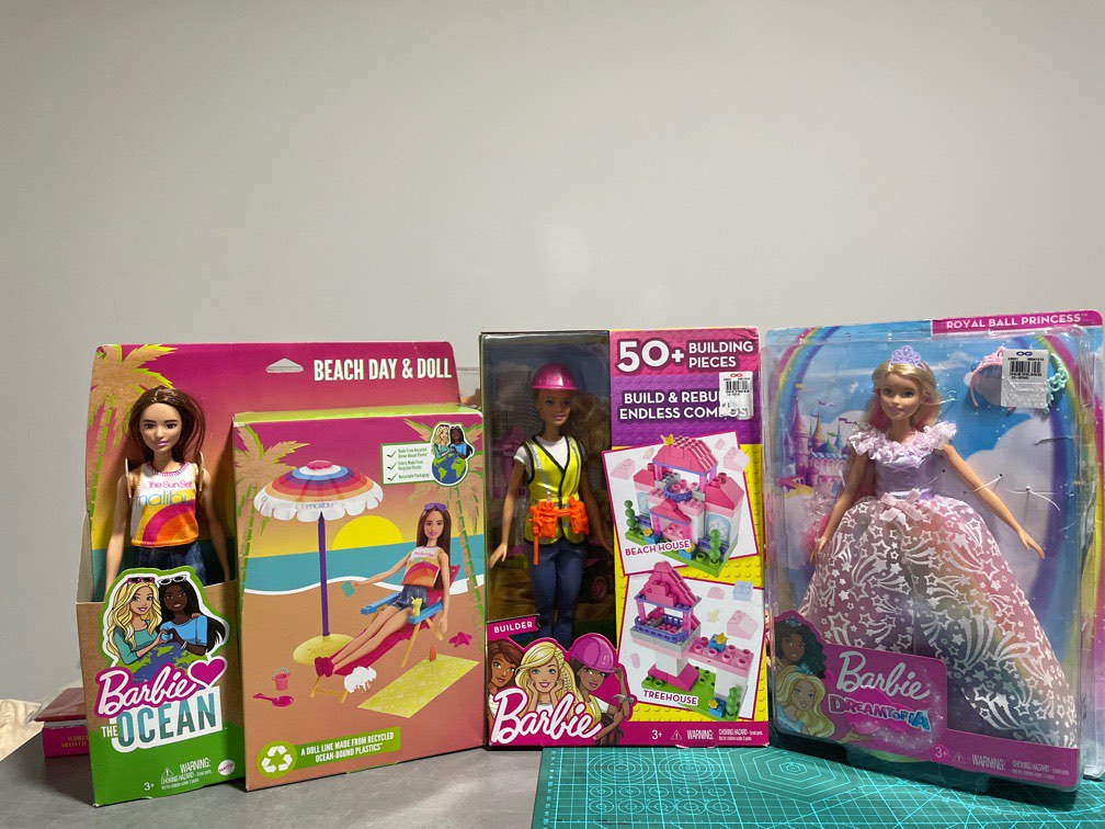 Barbie Beach Day|Barbie Builder |Barbie Dreamtopia, Hobbies & Toys ...