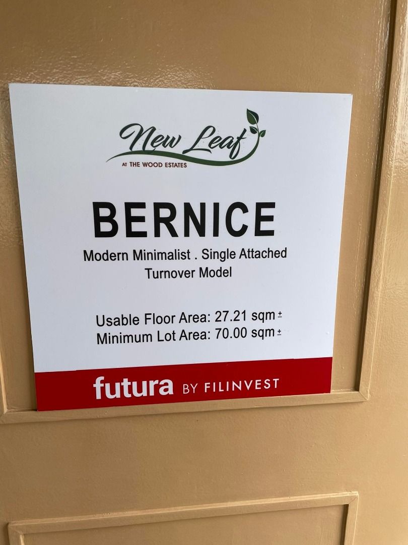 Bernice Model @ New Leaf,Trece Martires, Cavite, Property, For Sale ...