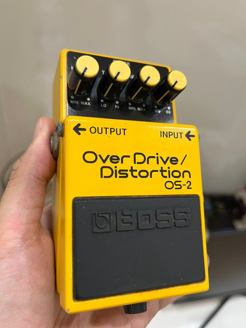 Boss OS-2 Overdrive Distortion Pedal for guitar or bass on Carousell