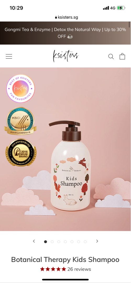 Botanical Therapy Kids Shampoo, Beauty & Personal Care, Hair on Carousell