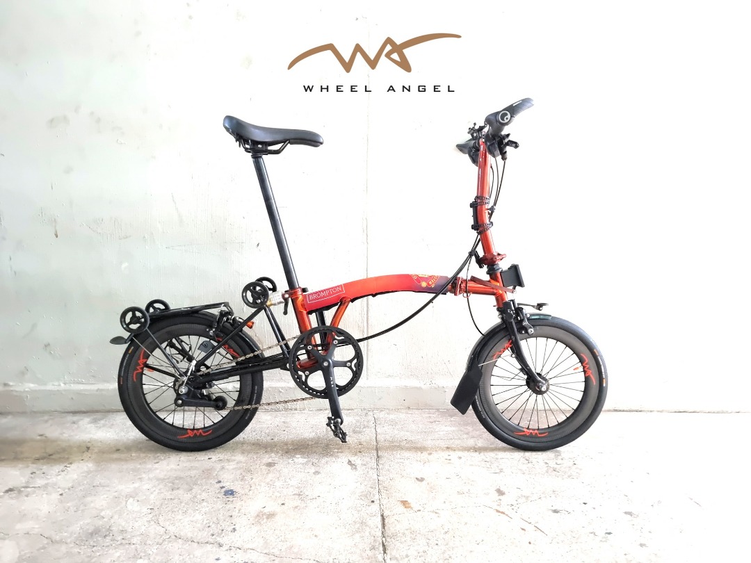Brompton Carbon Wheels / Wheelset Best Warranty, Sports Equipment ...