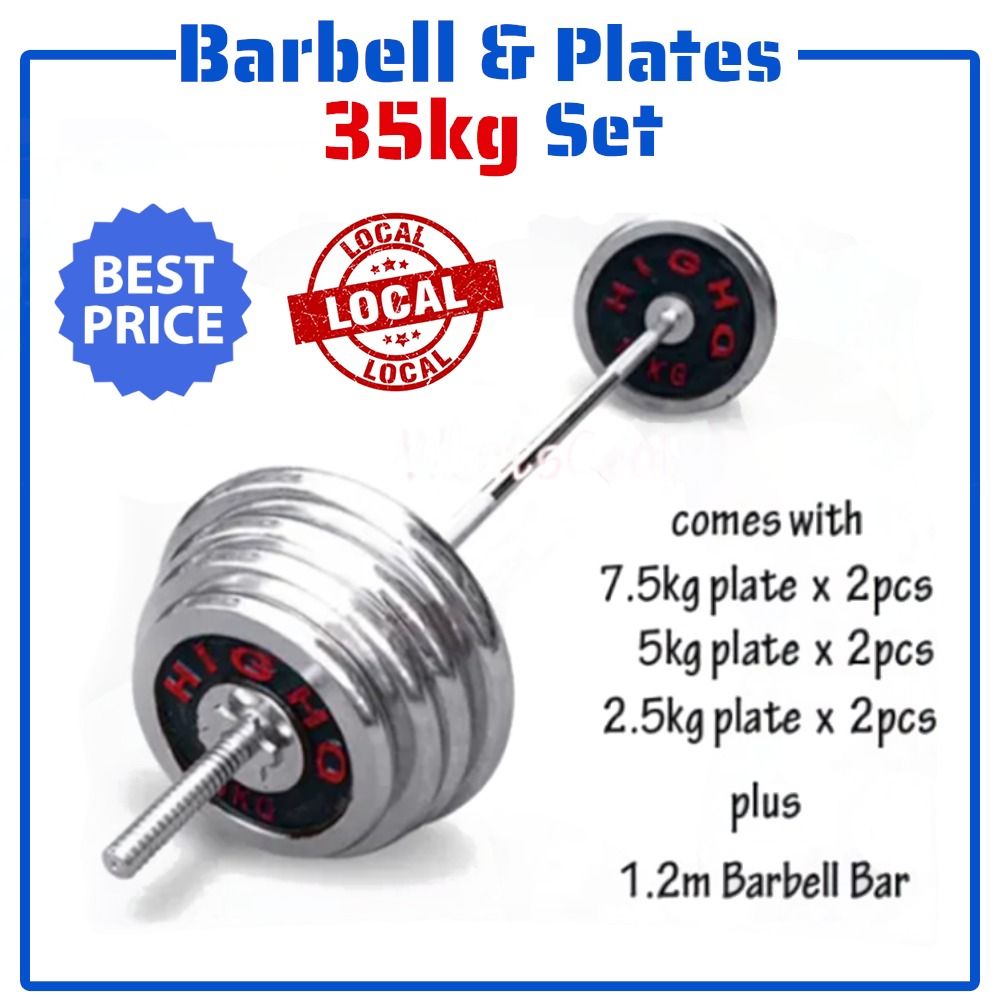 BUILD YOUR OWN Weight Training Set (Barbell Straight, Barbell Curl ...