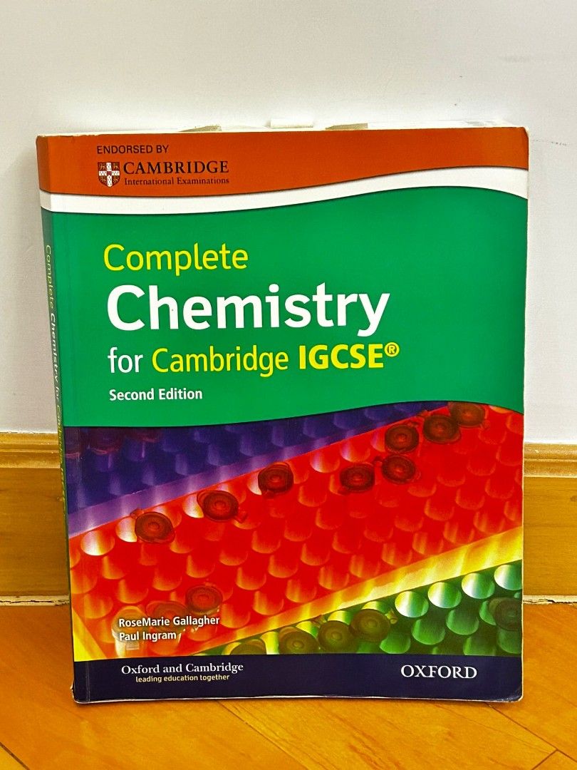 Cambridge IGCSE Chemistry Textbook, 興趣及遊戲, 書本 & 文具, 教科書 - Carousell