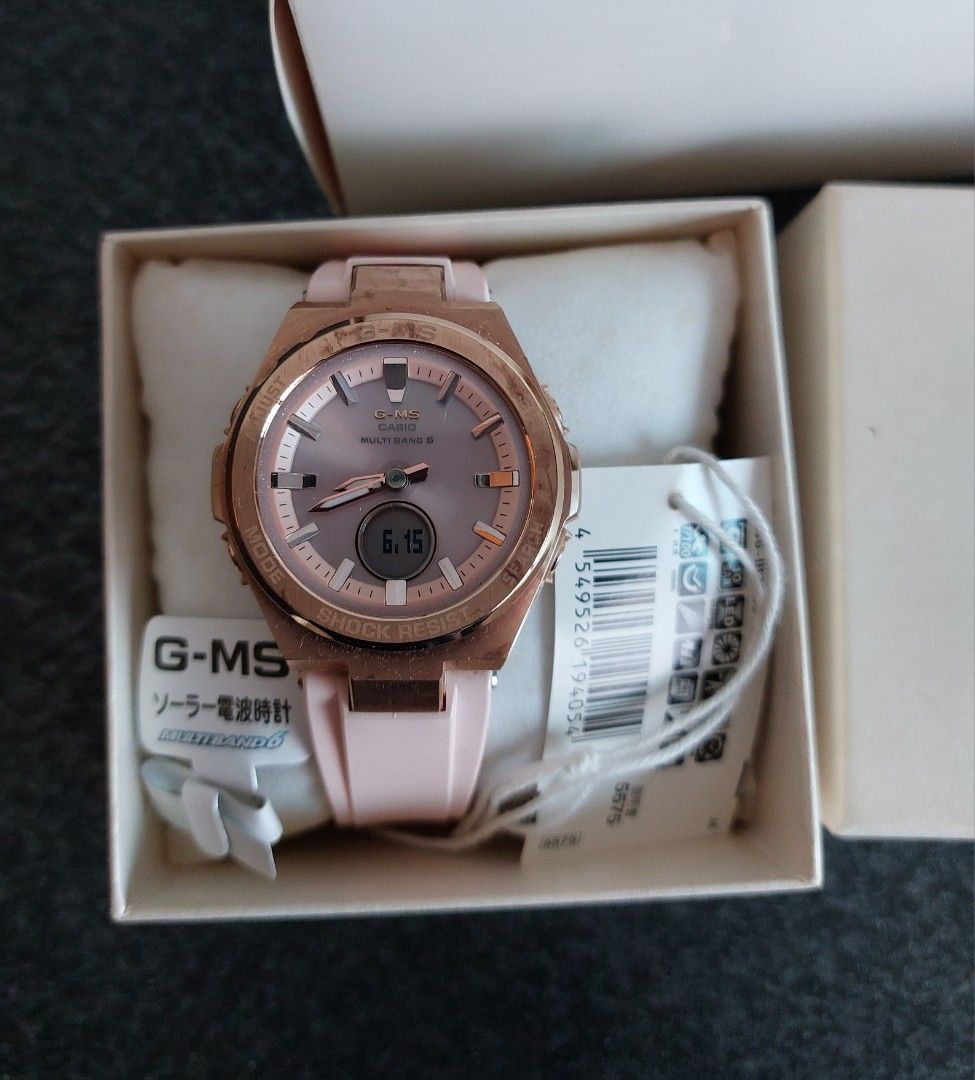 Casio Baby G-MS MSG-200G-4AJF Multiband 6 Watch / Pink Gold, Luxury ...