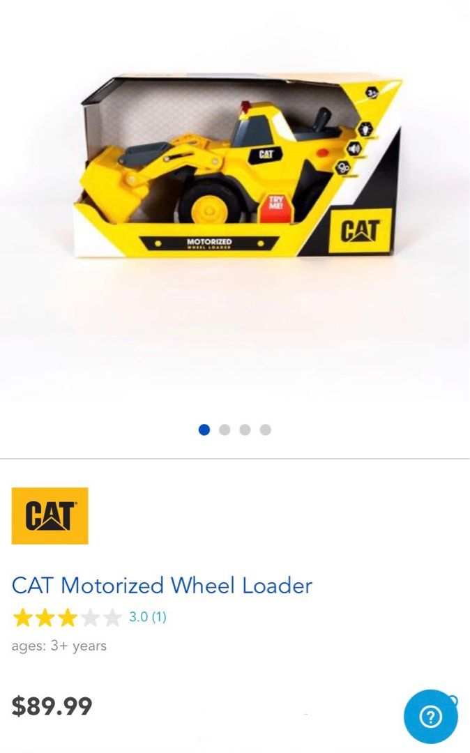 CAT Motorized Wheel Loader, Hobbies & Toys, Toys & Games on Carousell