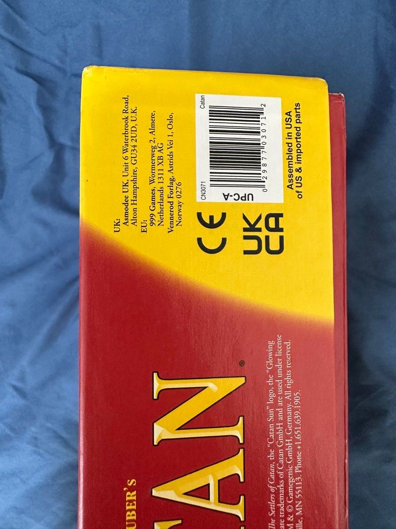 CATAN original set board game, Hobbies & Toys, Toys & Games on Carousell