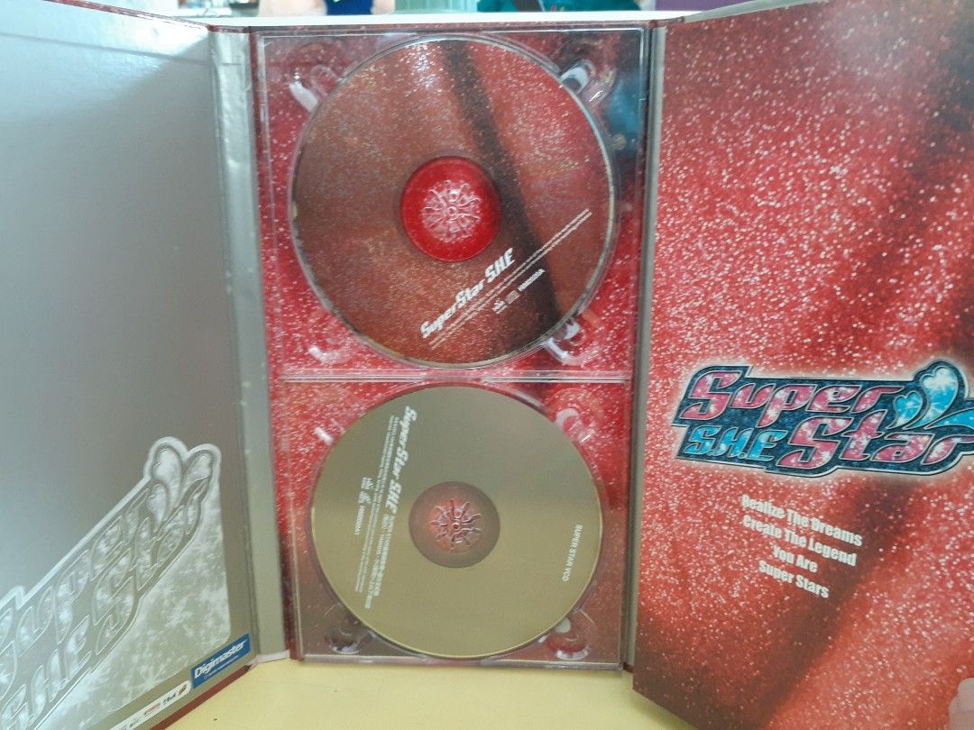 (CD+VCD) SHE Super Star, Hobbies & Toys, Music & Media, CDs & DVDs on Carousell