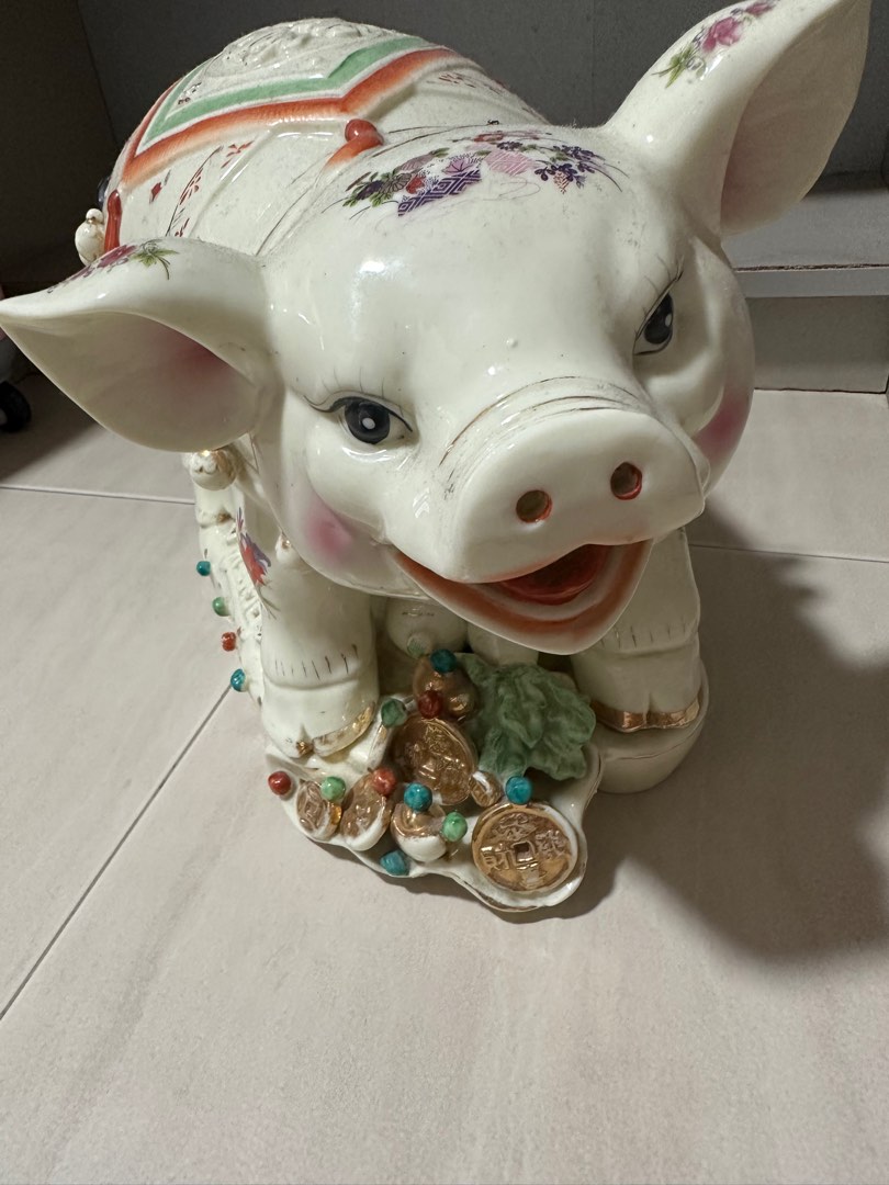 Ceramic Giant Pig, Furniture & Home Living, Home Decor, Other Home ...