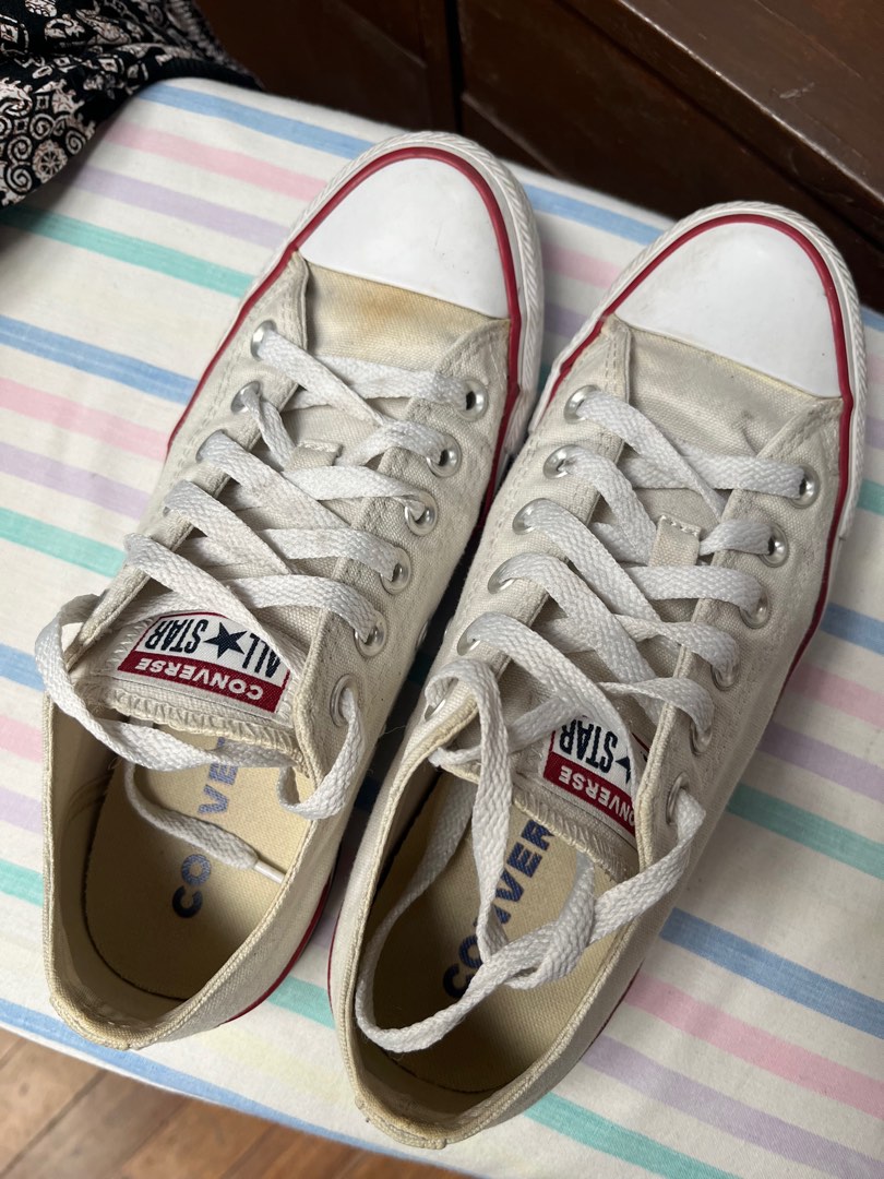 Classic White Converse on Carousell