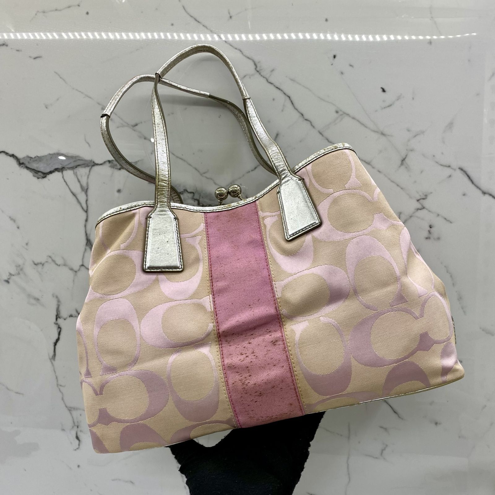 COACH F13533 PINK NYLON SHOULDER BAG 217019459 AL, Luxury, Bags ...