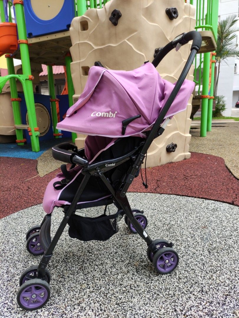 Combi Well Comfort Foldable Baby Stroller,Purple (Model: WT-250B ...