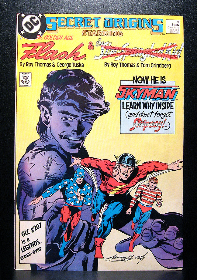 COMICS: DC: Secret Origins #9 (1986), origin of the Golden Age Flash ...