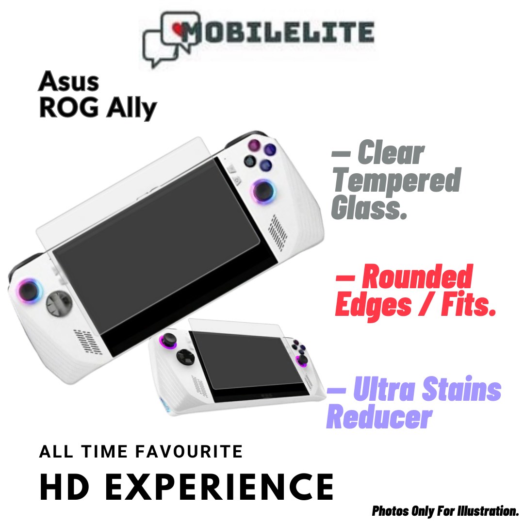 [Coming Soon] Asus ROG Ally Clear Tempered Glass Protective Screen ...