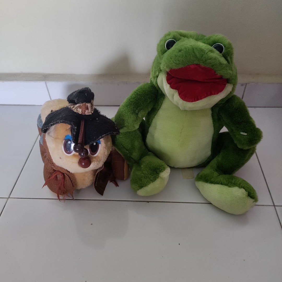 Cowboy caterpillar plush and frog plush, Hobbies & Toys, Toys & Games ...