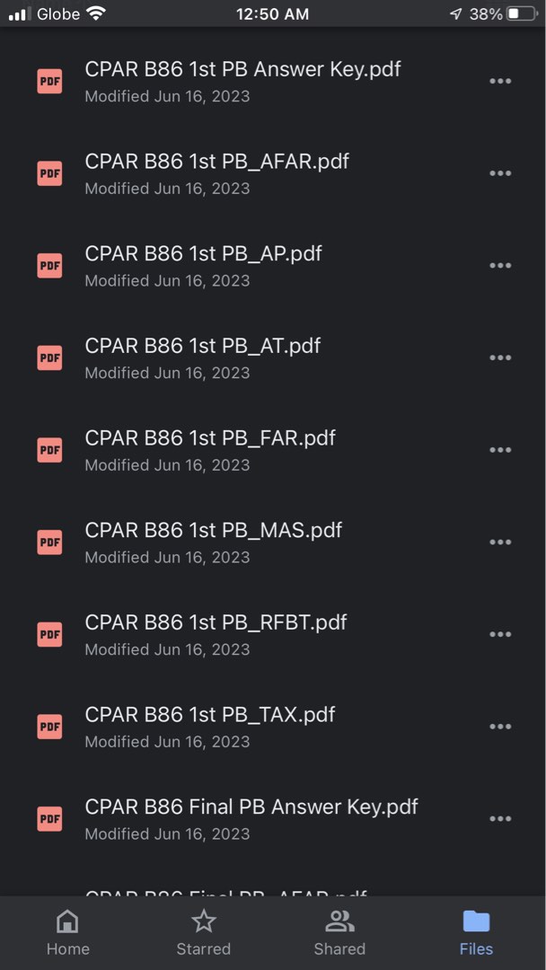 CPAR Batch 86 Oct 2019 Preboard and Preweek handouts with answer keys, Hobbies & Toys, Books ...