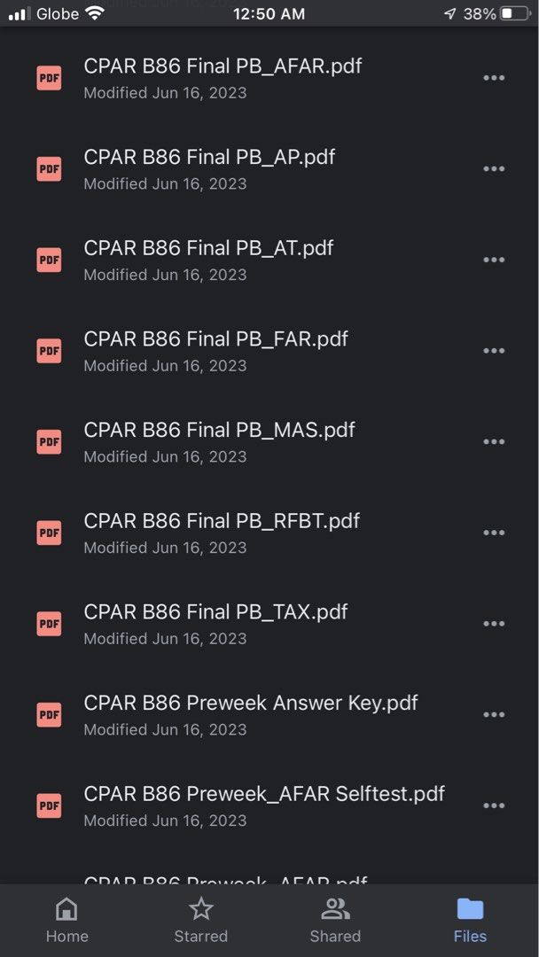 CPAR Batch 86 Oct 2019 Preboard and Preweek handouts with answer keys, Hobbies & Toys, Books ...