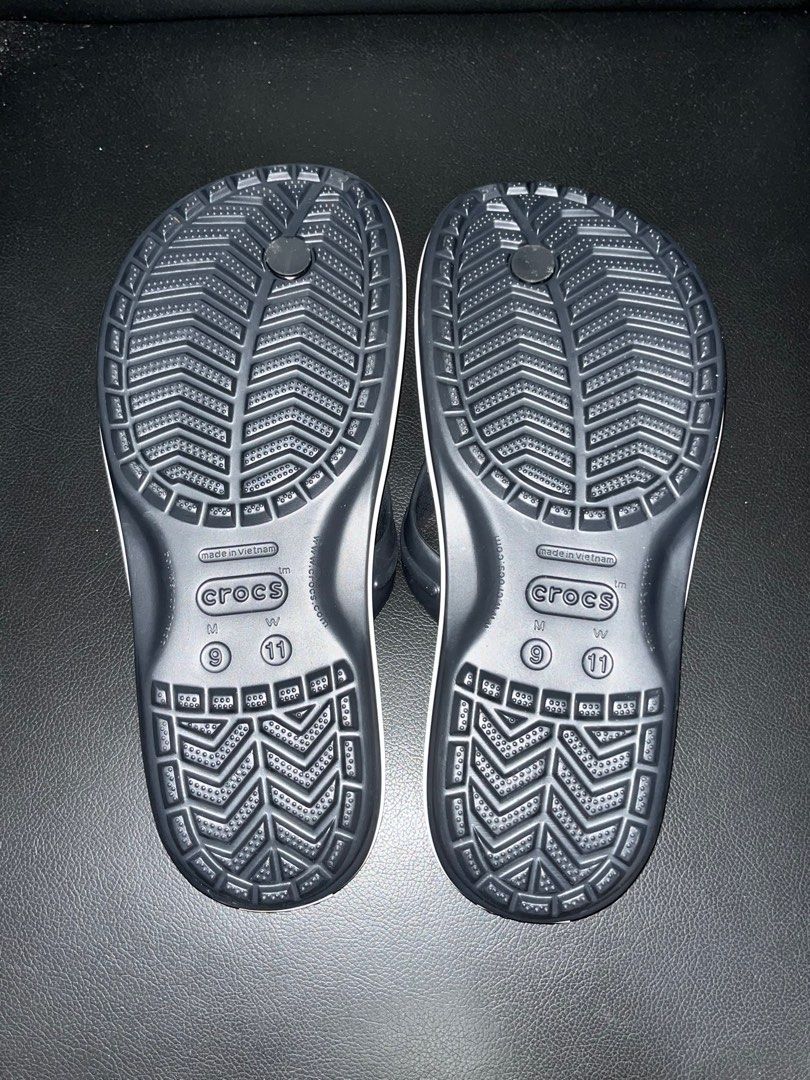 Crocs - Crocband Flip; Black, W11/M9, Men's Fashion, Footwear ...