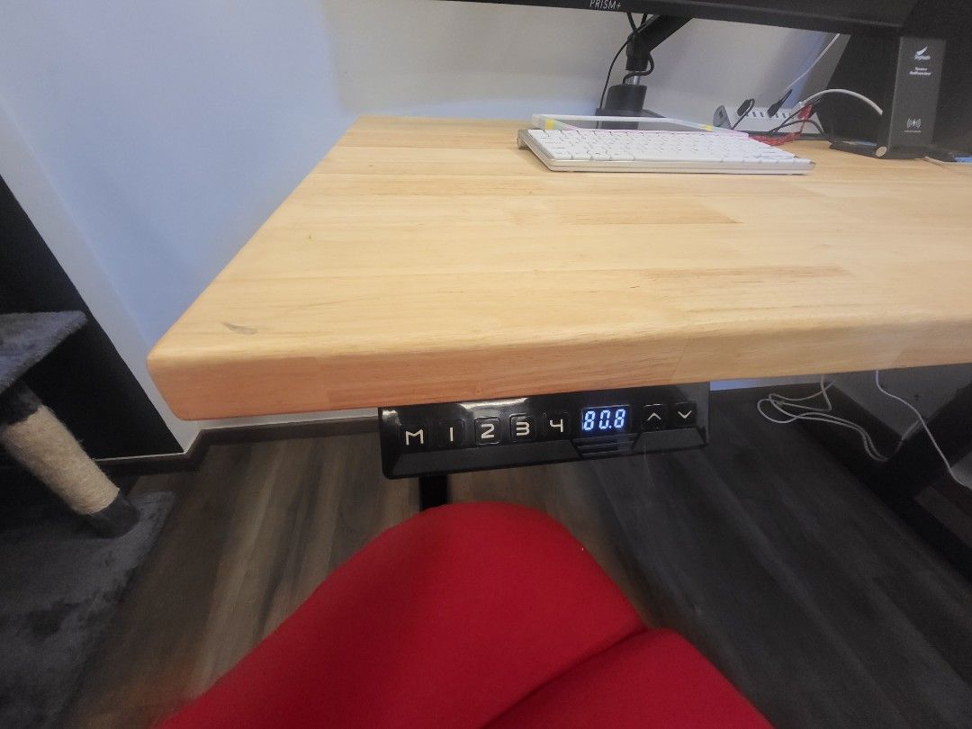 Custom L shape study/gaming table, Furniture & Home Living, Furniture ...